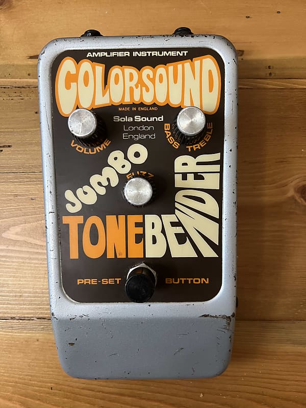 Colorsound Jumbo ToneBender 1970s - Super Rare Fuzz!! | Reverb