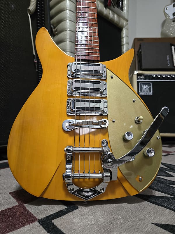 Partscaster Rickenbacker 325 Copy Natural Mapleglo Electric | Reverb