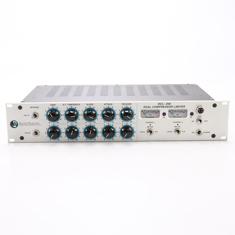 Summit Audio DCL-200 Dual Compressor Limiter w/ XLR Cables | Reverb