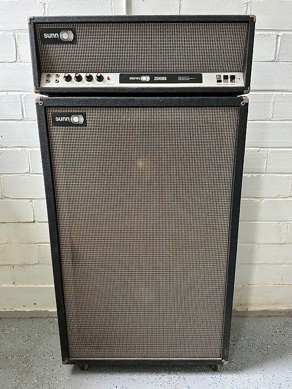 Sunn 2000s Tube Bass Guitar Amplifier Head w/ Cabinet | | Reverb