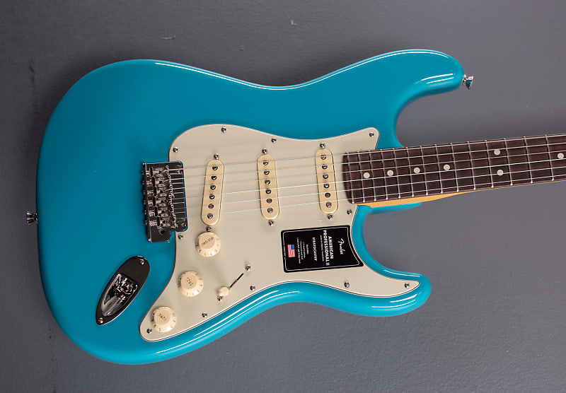 Fender American Professional II Stratocaster - Miami Blue | Reverb