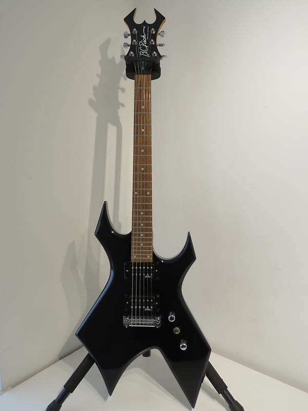 BC Rich Warlock Bronze Series Electric Guitar in Black | Reverb