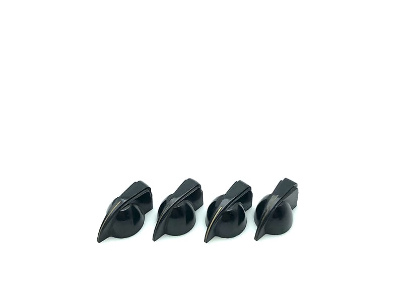 4 Vintage Chicken Head Knobs - Black | Reverb