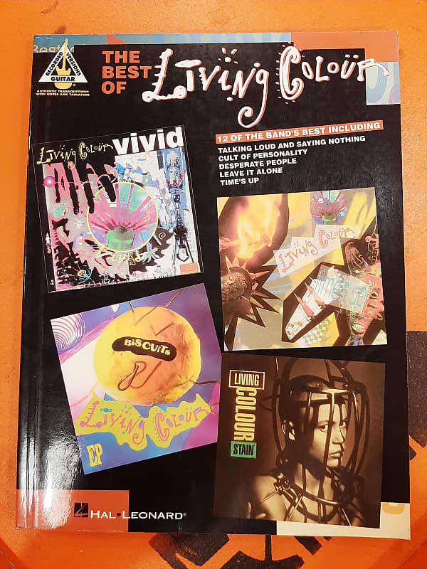 Living Colour Best Of Guitar tab / tablature Book | Reverb