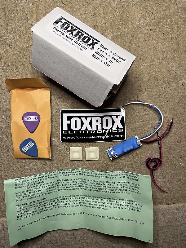 Foxrox Electronics Wah Retrofit 2008 | Reverb UK