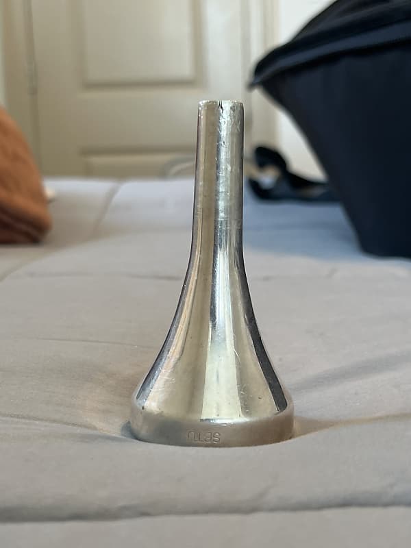 System Blue Tuba Mouthpiece - Silver | Reverb