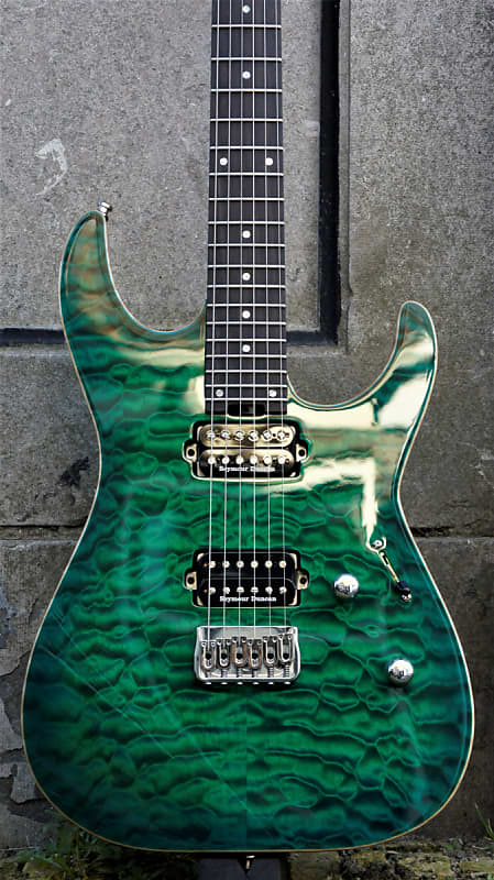ESP USA M2 HT Quilted Maple - EGSB - Emerald Green | Reverb Australia