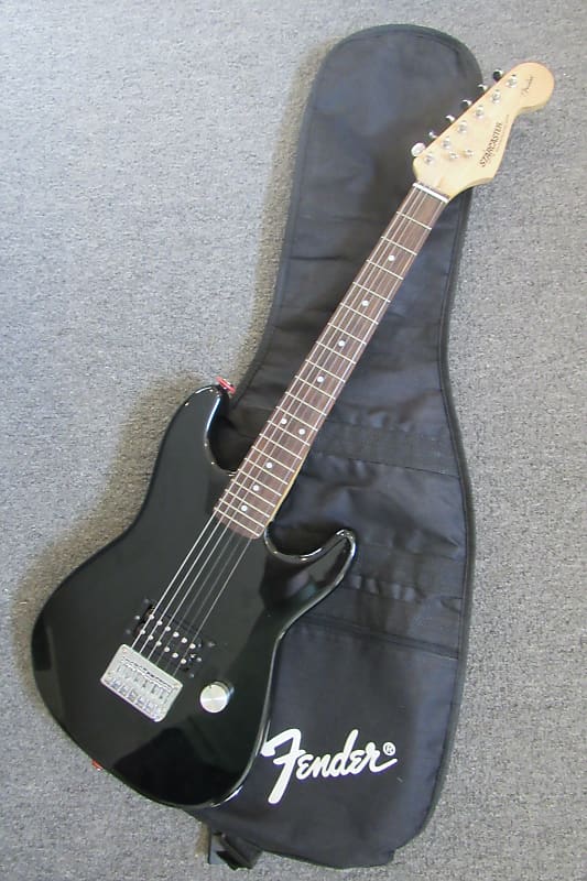 Fender Starcaster Mini Stratocaster - Black | Reverb