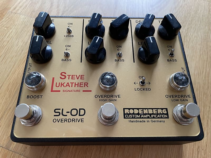 Rodenberg SL-OD Steve Lukather Signature Overdrive Gold | Reverb