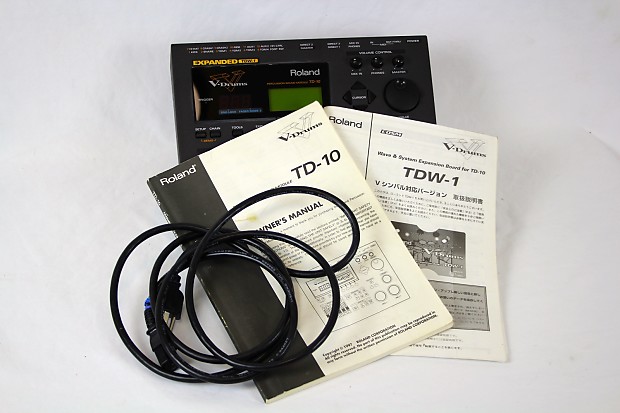 Roland Td-10 Expanded Module Tdw1 V-Cymbal Control ,Mount, | Reverb