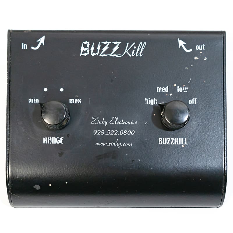 Zinky Electronics BuzzKill Amplifier Tone Shaping | Reverb Canada