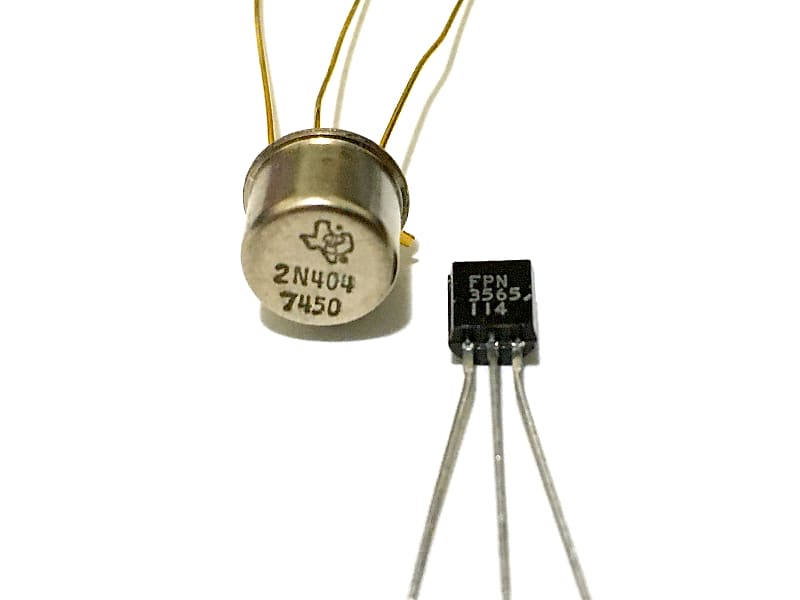 Percolator Fuzz Pedal Transistor Set Ti 2N404 Gold Leg | Reverb