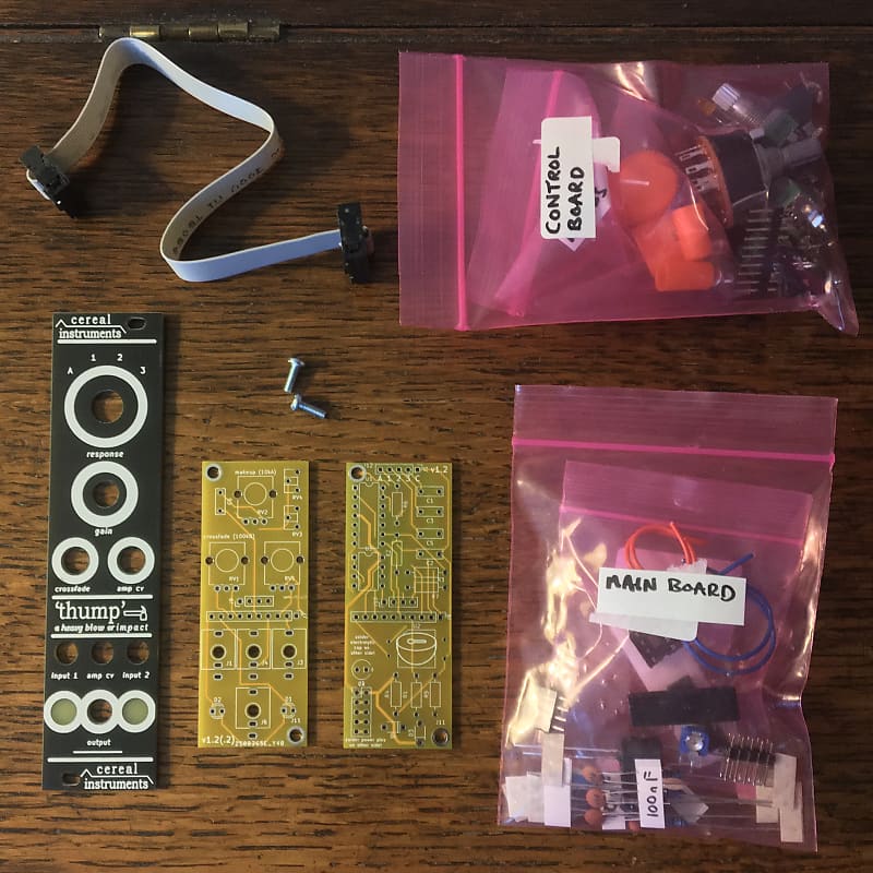 'thump' Full DIY Kit (Vactrol LPG & VCA with Distortion) | Reverb