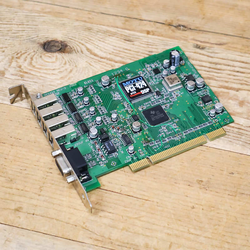 MOTU PCIx-424 Audio Interface Card AudioWire PCI-x Expansion | Reverb