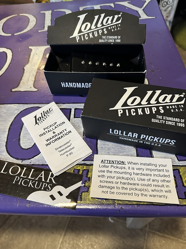 Lollar P90 Dogear Standard Wind 2022 - Black | Reverb