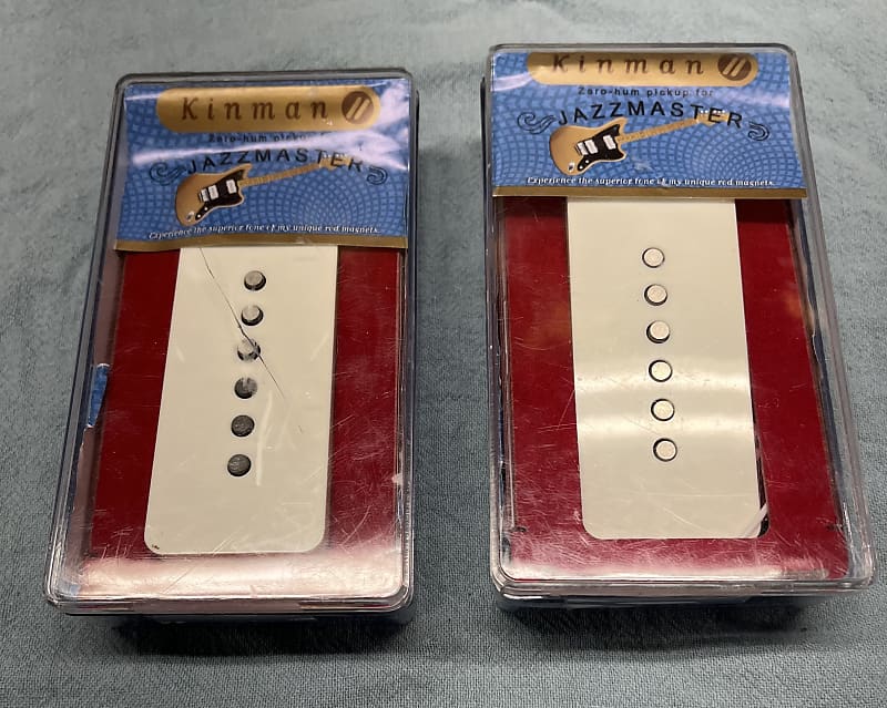 Kinman Fatmaster Neck and Extra Set Zero-Hum Jazzmaster | Reverb