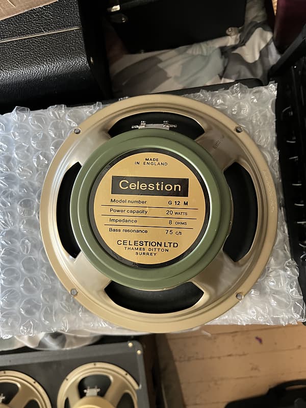 Celestion Heritage G12M Greenbacks (Pair) | Reverb