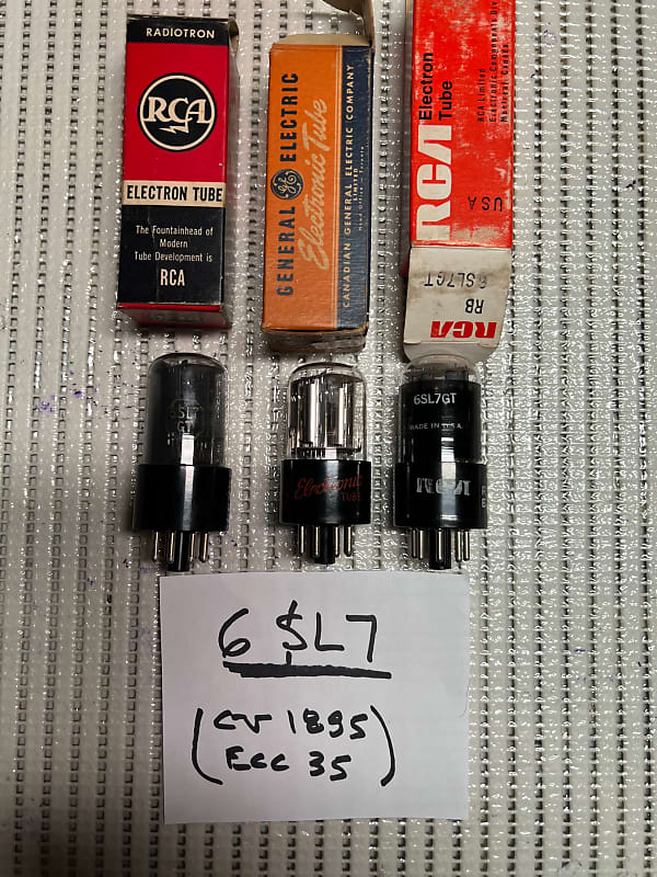 6SL7/cv1984 ; Lot of 3 tubes | Reverb