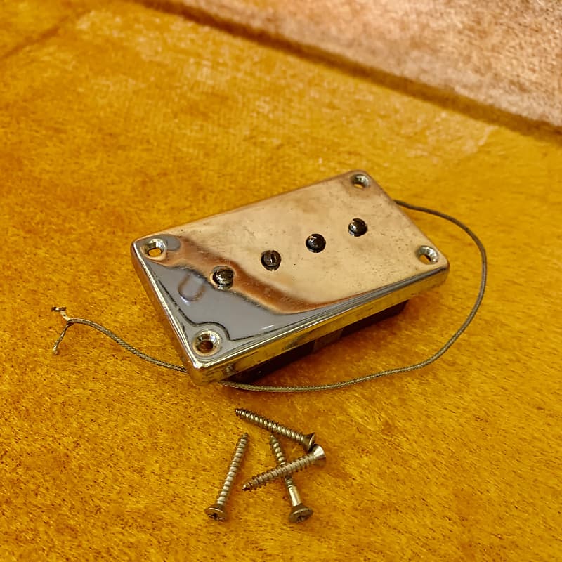 Gibson Mudbucker bass humbucker pickup c 1965 Chrome | Reverb
