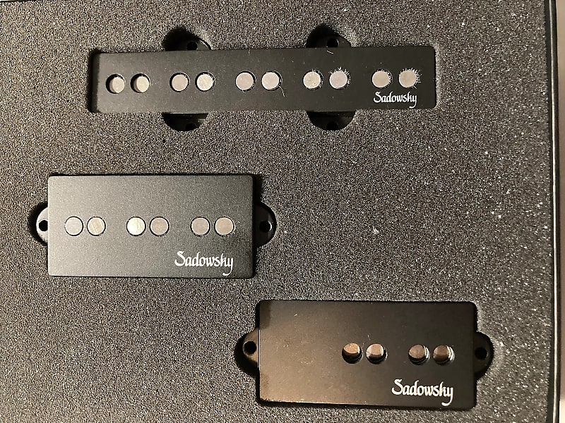 Sadowsky PJ 5 String Pickup Set 2021 Black | Reverb