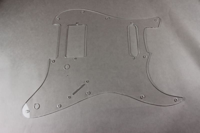 Clear HXS Pickguard fits Fender Strat Stratocaster 11 hole | Reverb
