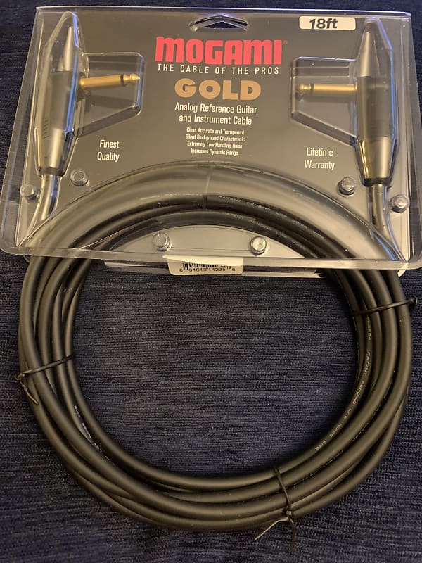 Mogami Mogami Gold Instrument RR Right Angle to Right Angle | Reverb