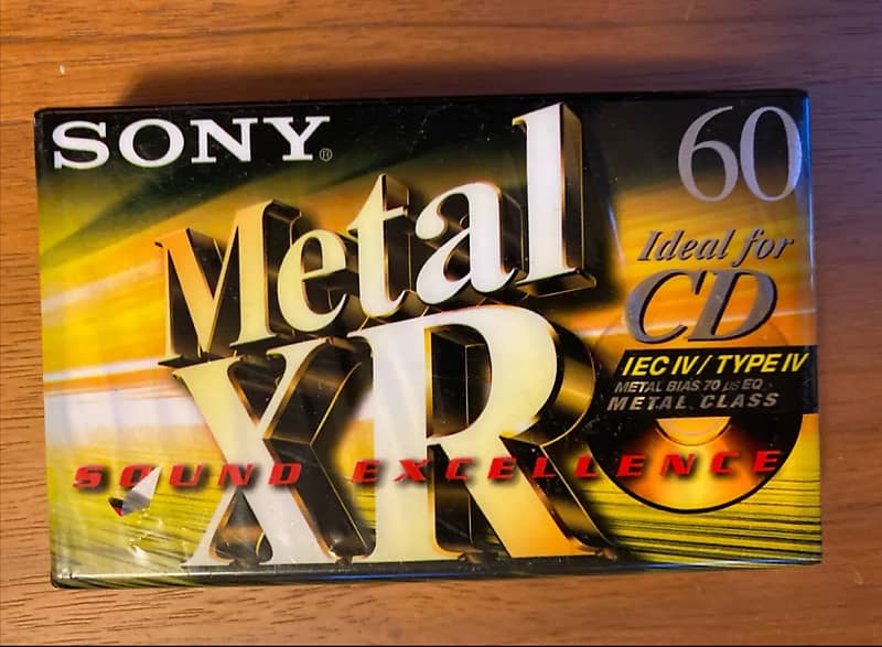 NEW SONY METAL XR 60 TYPE IV METAL BIAS AUDIO COMPACT | Reverb