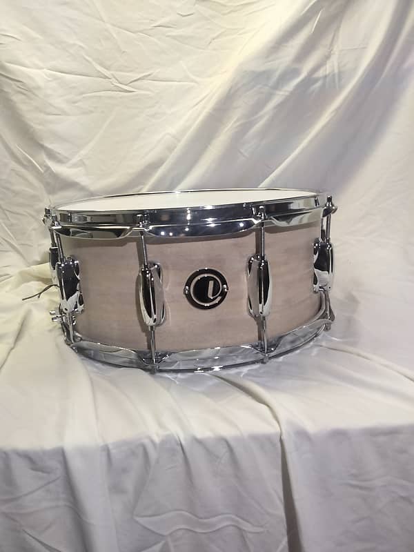 Infinity Drumworks White wash maple/mahogany 14x6 Snare 2021 | Reverb