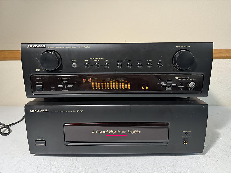 Pioneer M-4000 Power Amplifier w/ Controller Audiophile | Reverb