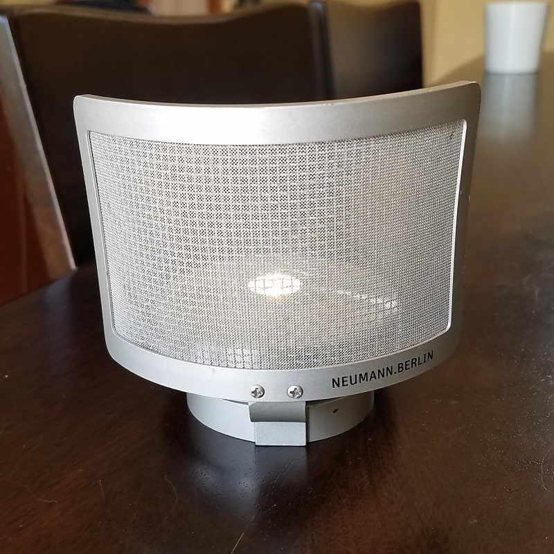 Neumann PS87 Pop Filter Silver Abbey Road Beatles Style | Reverb UK