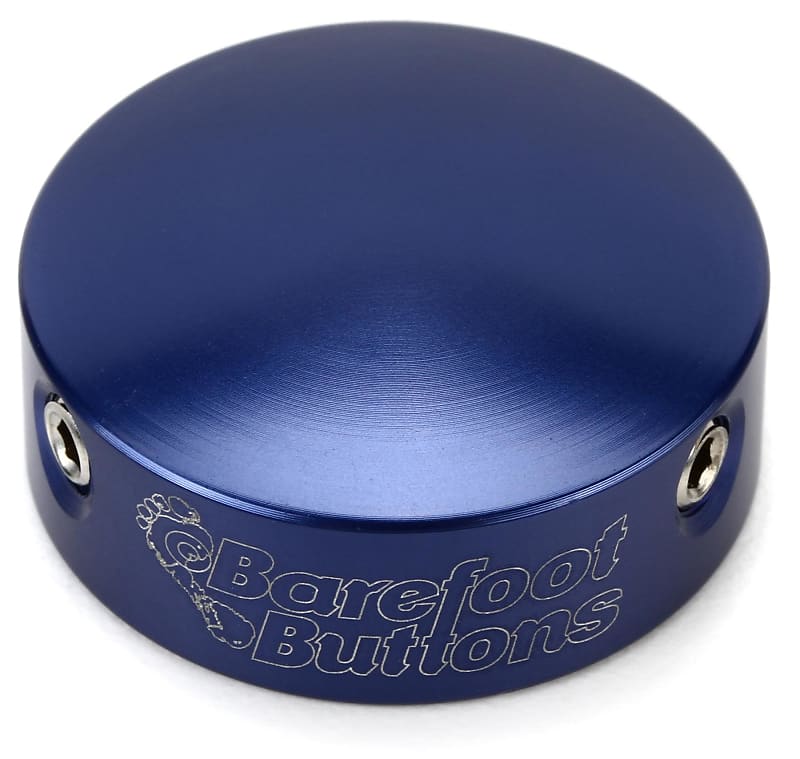 Barefoot Buttons V1 Standard Footswitch Cap - Dark Blue | Reverb