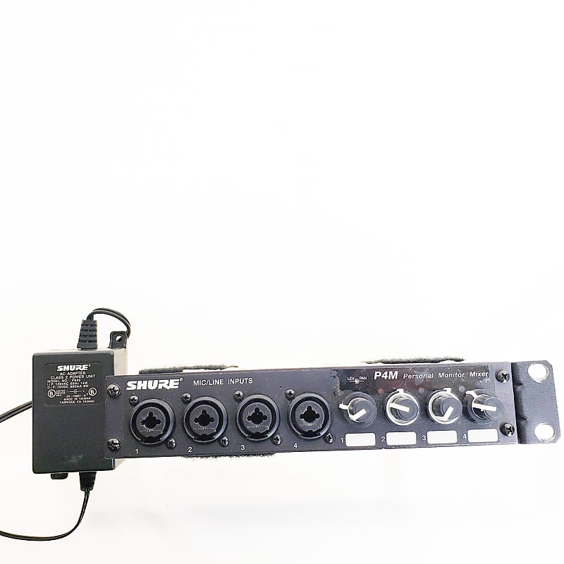 Shure P4M personal monitor mic splitter/mixer with free | Reverb