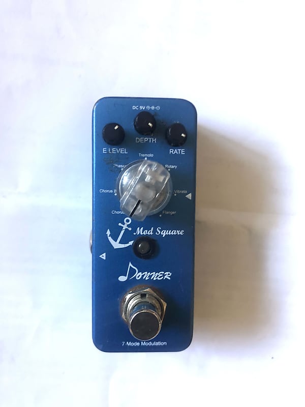 Donner Donner ‘Mod Square’ Seven-Mode Modulation - - Blue | Reverb UK