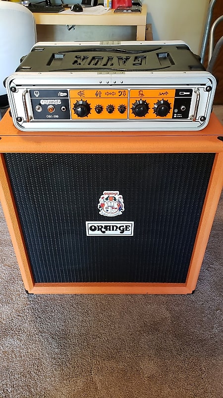 Orange Ob1-500 Head And OBC410 Cab 2018 and 2019 Orange | Reverb