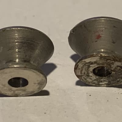 Fender Stratocaster/Telecaster Strap Buttons 60s - Nickel | Reverb