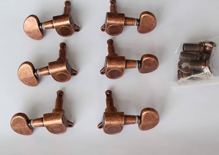 3L+3R Machine Head,Antiqued Bronze finish | Reverb