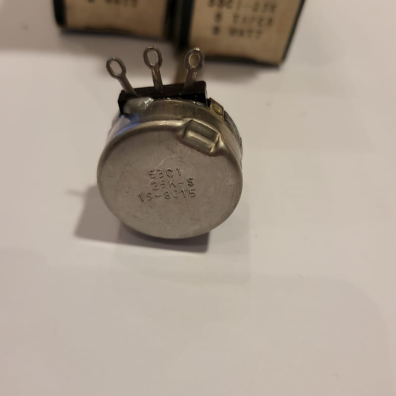 Clarostat 53c1-25k S Taper 2 Watt 25,000 OHM 2 WATT | Reverb