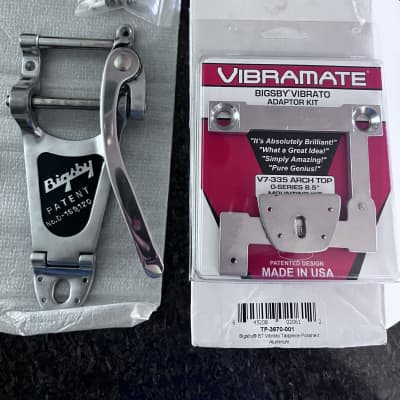 Bigsby B7 Gold with Vibramate V7 Vibrato Set for Les Paul | Reverb