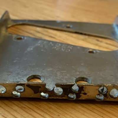 Fender Telecaster 1959 original Top Loader Bridge - modified | Reverb