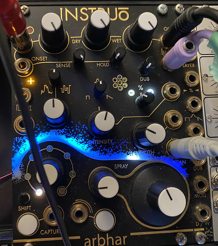 Instruo Arbhar V2 with CV expander 2020s - Black and gold | Reverb