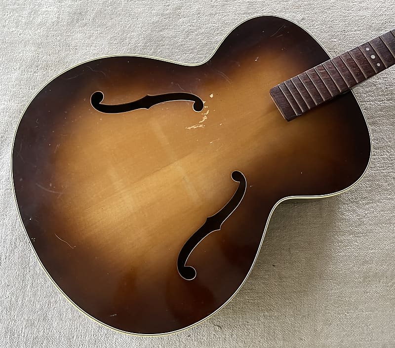 1960’s Hofner Acoustic Archtop Guitar Husk NECK + BODY West | Reverb