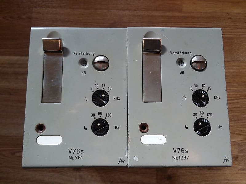 Telefunken V76S Pair - rare S studio versions RACKED and | Reverb