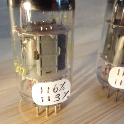 TUNGSRAM 12ax7 ecc83 matched pair super strong balanced | Reverb