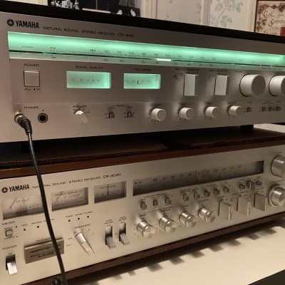 Yamaha Natural Sound Receiver CR-640 1977 Brushed Silver | Reverb