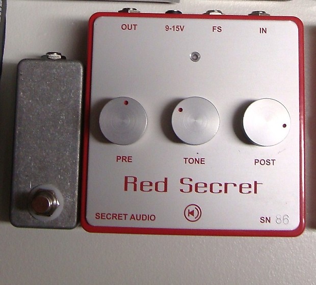 Secret Audio Red Secret Overdrive 2013 red/chrome | Reverb