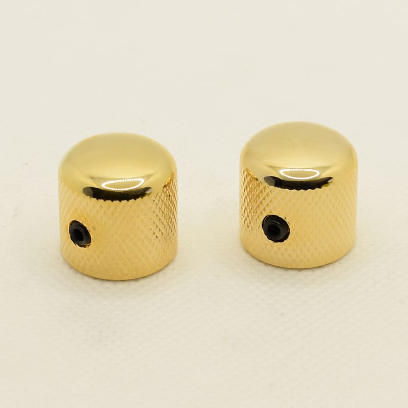 The Pomona Gold Dome Knob Set of 2 | Reverb