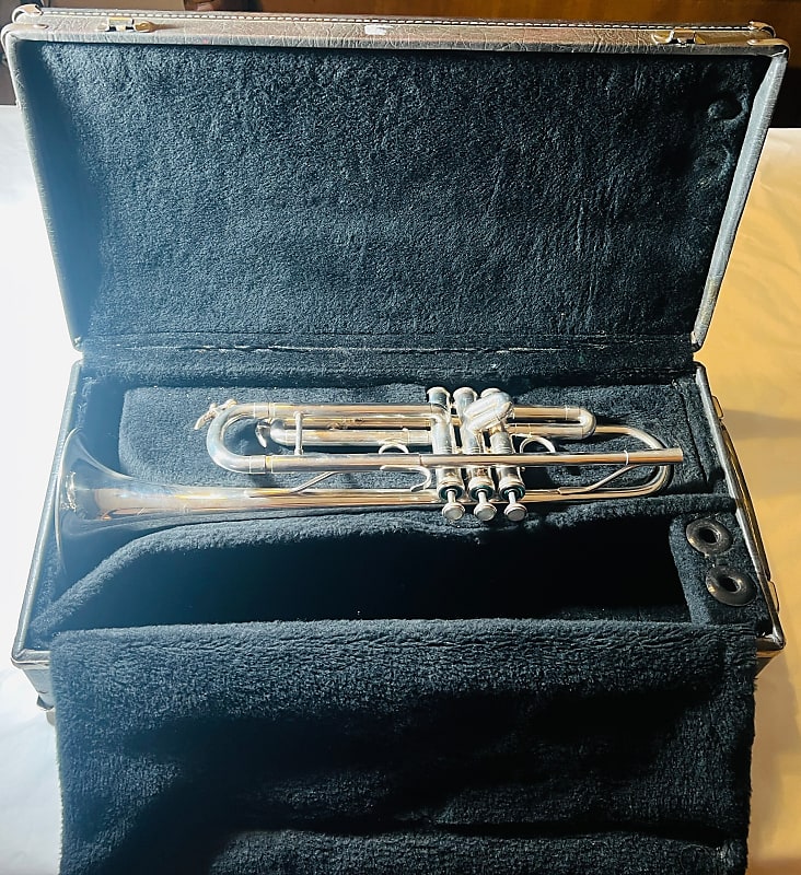 Blessing USA Trumpet Silver Professional Made in Elkhart IN | Reverb