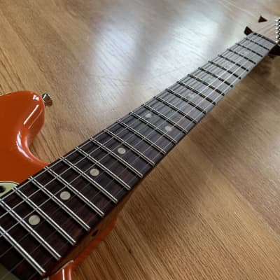 Full Scale Mustang / Jazzmaster Orange / Fender, Mastery, | Reverb