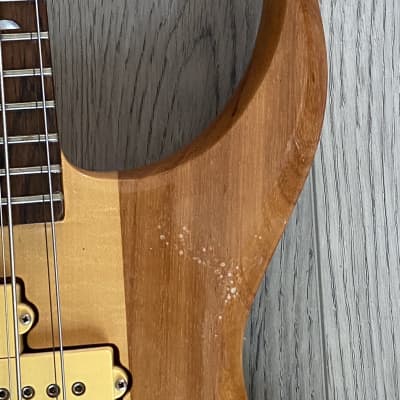 B.C. Rich Bich Bass 8 String 1980 - Natural KOA Wood BC Rich | Reverb