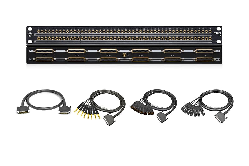 Black Lion PBR TT Patchbay | 12 Custom 8ft. Standard Mogami | Reverb